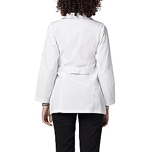 Adar Universal Lab Coats for Women - Princess Cut 30" Consultation Lab Coat - 806 - White - M