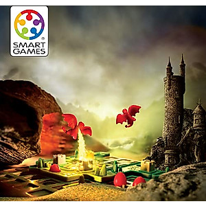 SmartGames Dragon Inferno 2-Player Strategy Game for Ages 7-Adult