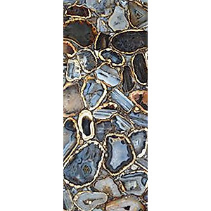 30"x12" Mix Multi Colour Agate Table Top Rectangular Table, Center Table, Coffee Table, Patio Table, Hallway Table, Living Room Furniture