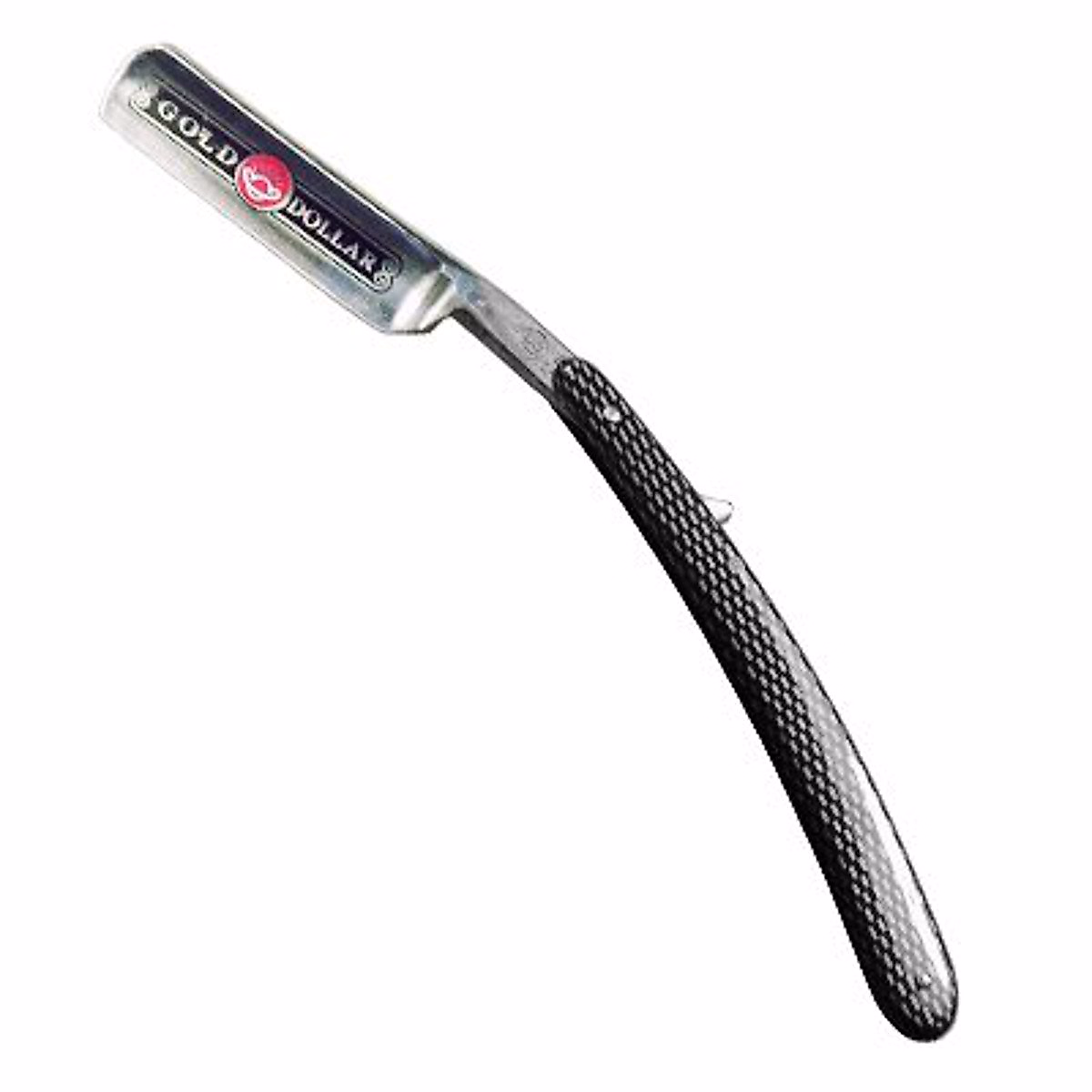 Gold Dollar Shaving Cut Throat Straight Razor Color Silver and Black