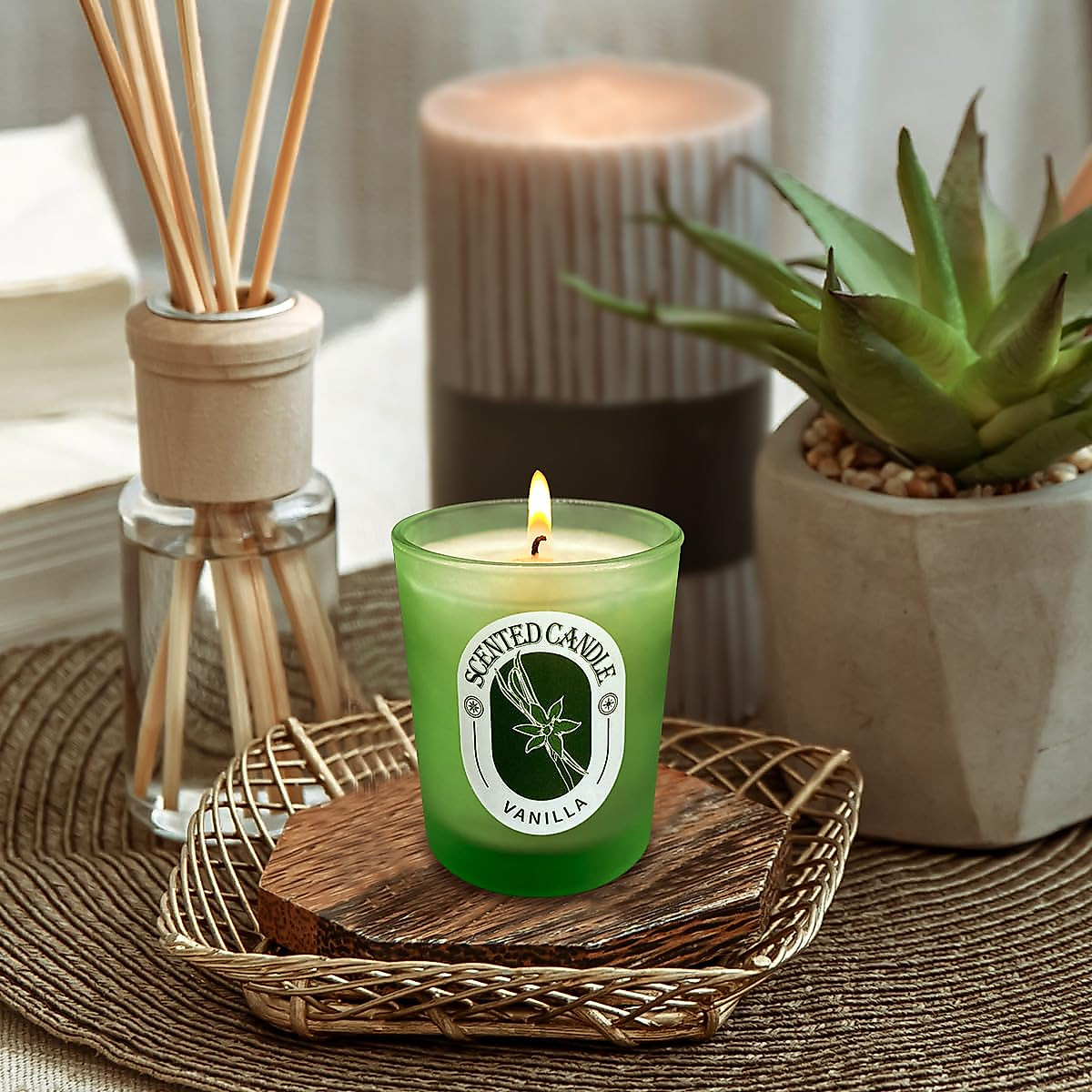 Scented Candles Gift Set of 12 Pack, Glass Jar Candles for 6 Scented, Long Lasting Soy Wax Aromatherapy Candle Set, Best Gifts with Gift Box for Every One