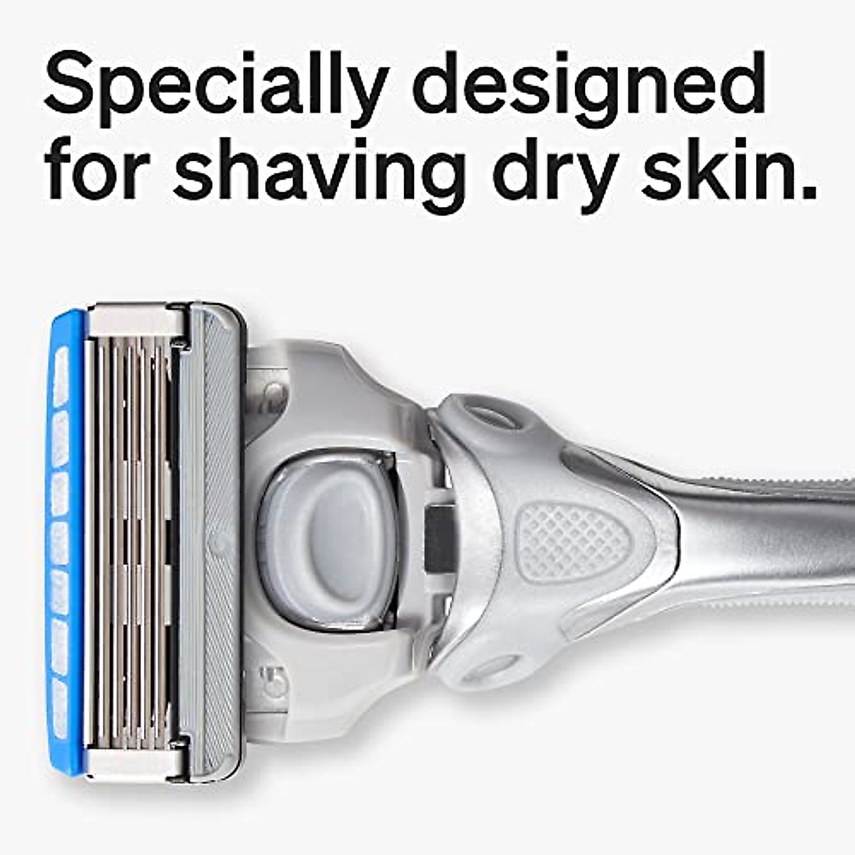 Schick Hydro 5 Sense Hydrate Razor with Shock Absorb Technology for Men, 1 Handle with 2 Refills,1 Count