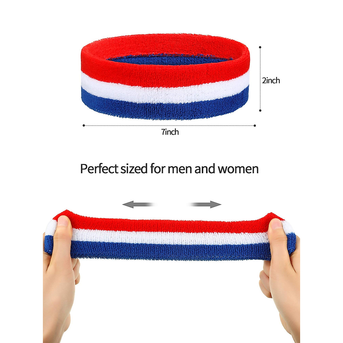 Frienda American Flag Costume Cape, Retro 80's USA Sunglasses and Flag Headband for 4th of July Independence Day Celebration