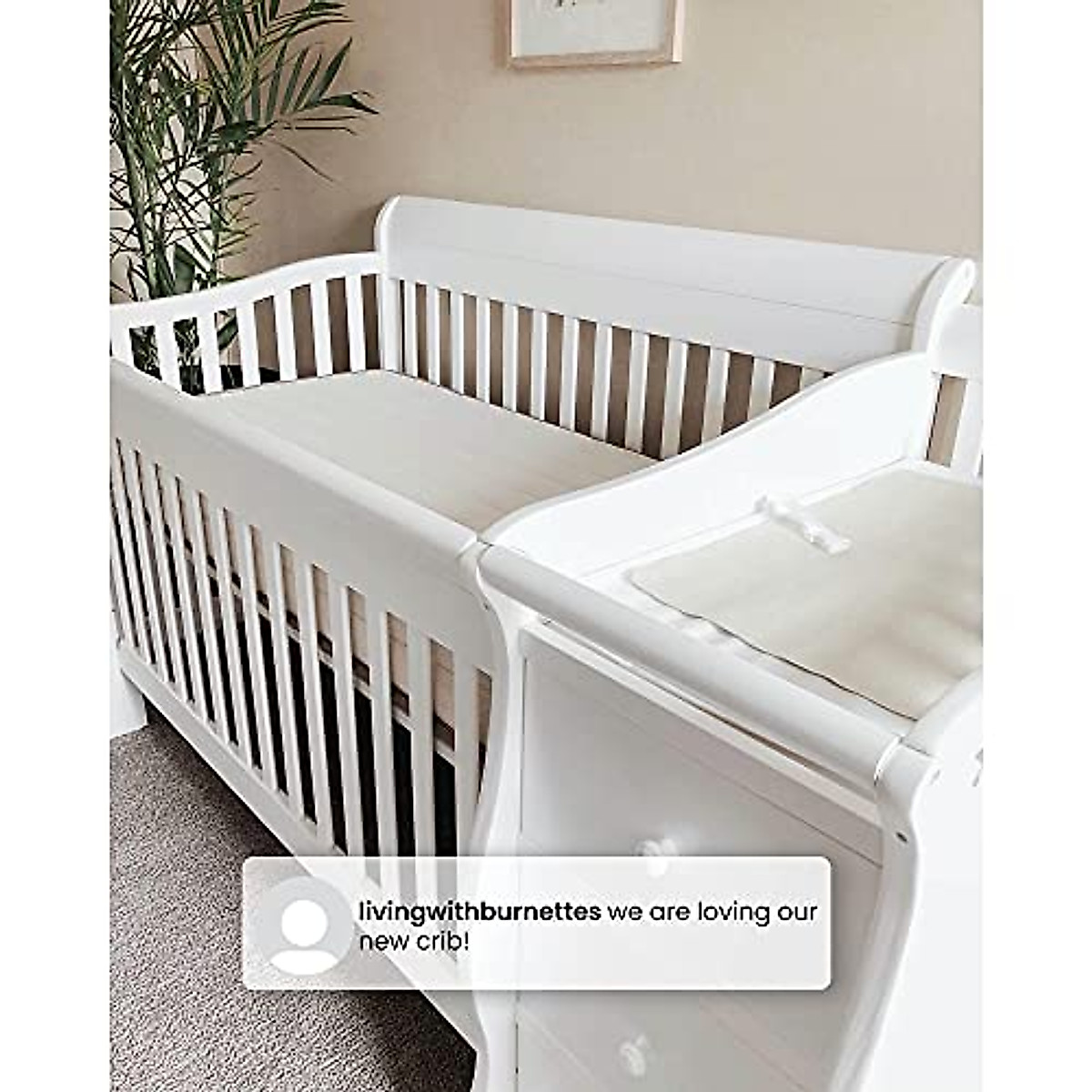 Delta Children Princeton Junction 4-in-1 Convertible Crib and Changer - Greenguard Gold Certified, Dark Chocolate