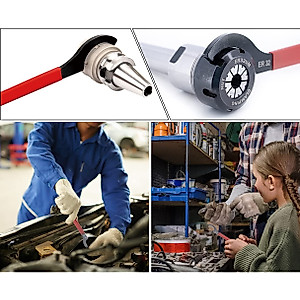 AYQWE 6pcs Coilover Wrench, C-Shape Shock Spanner Wrench Hook Tools Steel Spanner, for Suspension System and Shock Adjustments