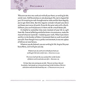 Jesus Always, Large Text Cloth Botanical Cover, with Full Scriptures: Embracing Joy in His Presence (A 365-Day Devotional)