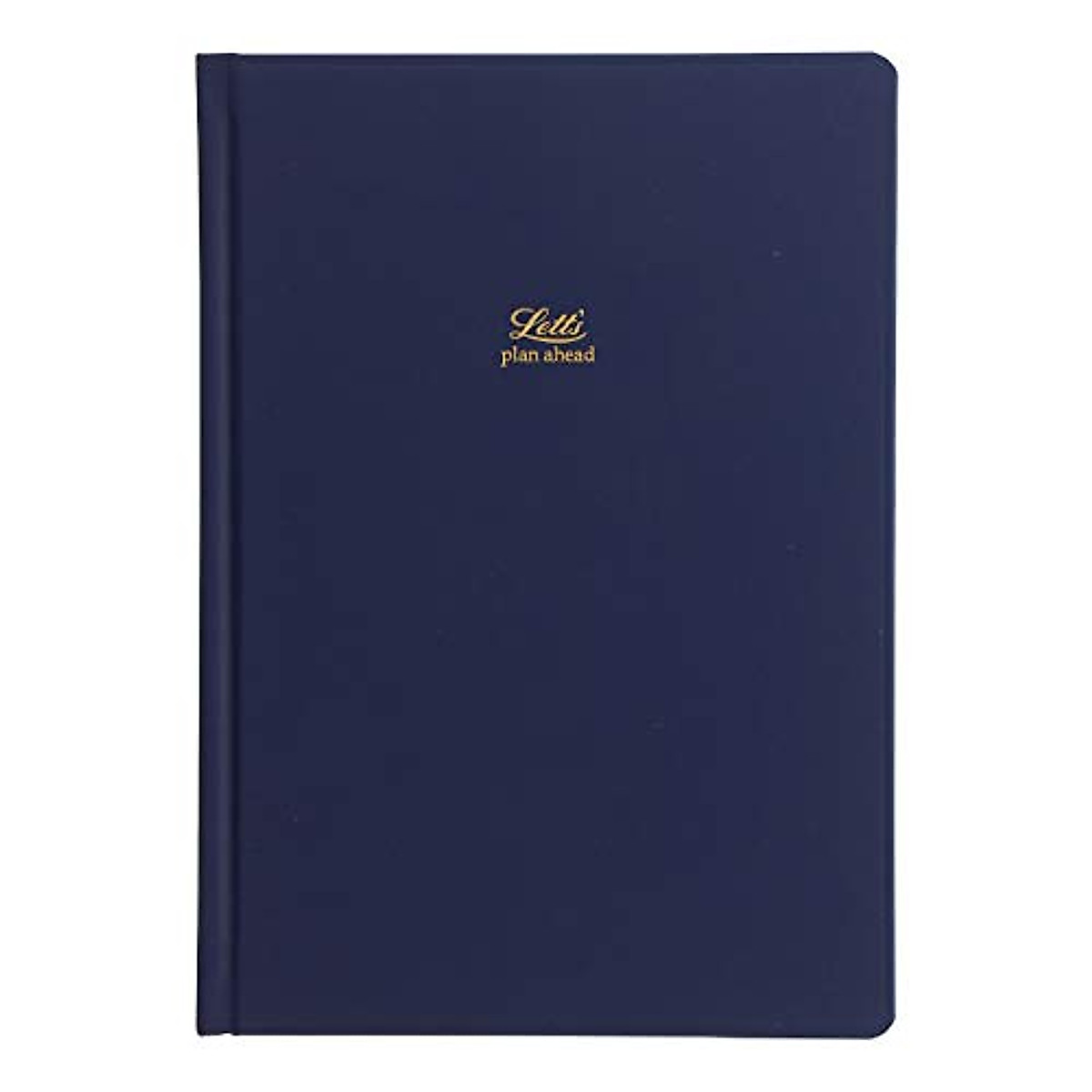 LETTS Icon A5 5 Year Diary, Cream Paper, 384 Pages, 8.25 x 5.75 x 0.75 Inches, Navy (B090024), gold