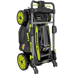 RYOBI 20 in. 40-Volt 6.0 Ah Lithium-Ion Battery Brushless Cordless Walk Behind Self-Propelled Lawn Mower with Charger Included