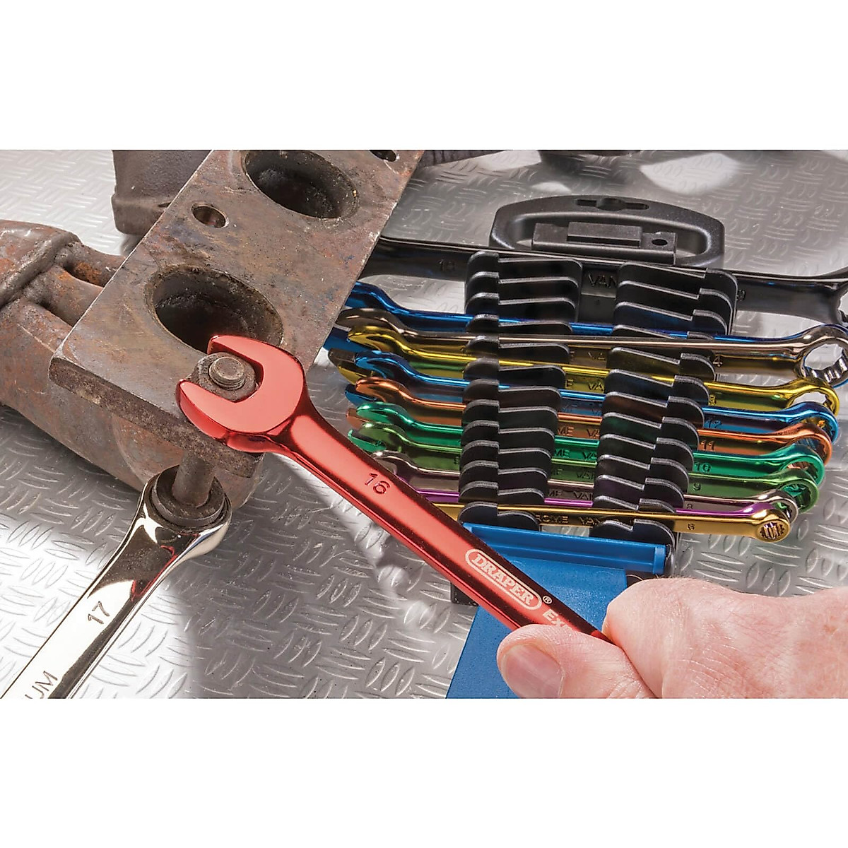 Draper Expert 23017 Hi-Torq Metric Combination Spanner Set (13 Pieces)