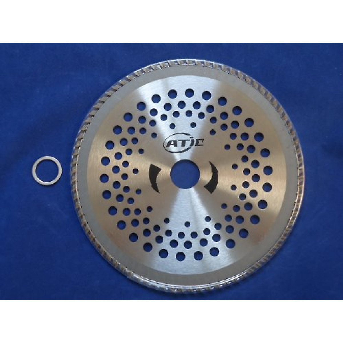 8" x 80T 8-Inch 80 Tooth Carbide Tip Circular Saw Brush Cutter Trimmer Weed Eater Blade (2 Pack)