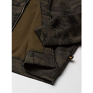 Caterpillar mens Full Zip (Regular and Big & Tall Sizes) Hooded Sweatshirt, Night Camo, XX-Large US