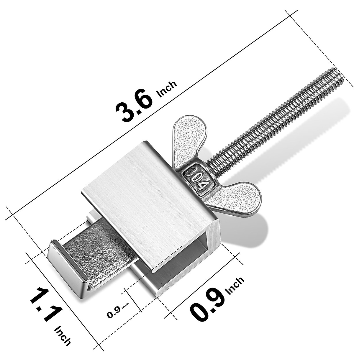SARDVISA Upgraded Portable Door Lock, Heavy Duty Metal Door Locker for Extra Home Security, Adjustable Travel Door Security Devices for Hotel, Apartment, College Dorm Safety & Privacy Protection