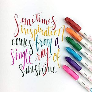 Zebra Pen Funwari Brush Pen, Assorted Colors, 24-Pack