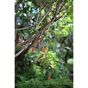 Lolitarcrafts Hummingbird Stained Glass Sun Catcher A Lovely Gift for Your Family