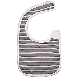 Hanes unisex baby Ultimate Flexy 8 Pack Bibs Handkerchief, Pink/Grey, NO SIZE US