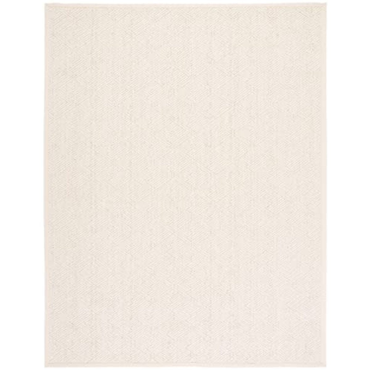 SAFAVIEH Natural Fiber Collection 8' x 10' Ivory NF483A Handmade Premium Wool & Jute Area Rug