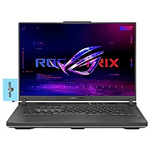 ASUS ROG Strix G16 Gaming Laptop 16.0" 165Hz WUXGA (Intel Core i7-13650HX, 32GB DDR5, 2x1TB PCIe SSD RAID 0 (2TB), MUX GeForce RTX 4050 6GB, RGB KYB, Thunderbolt 4, WiFi 6E, Win11H) w/Dockztorm Hub