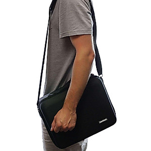 Navitech Black Heavy Duty Rugged Hard Case With Shoulder Strap Compatible With HTC Vive Cosmos Elite VR Headset [video game]