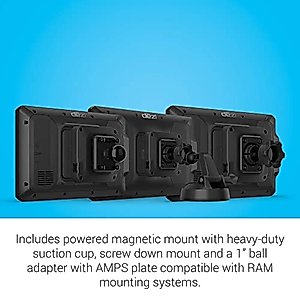 Garmin dēzl OTR1000, 10-inch GPS Truck Navigator, Easy-to-read Touchscreen Display, Custom Truck Routing and Load-to-dock Guidance (Renewed)