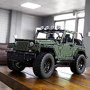 Mould King 13124 Off-Road Vehicle Building Kits, MOC Building Blocks Set Model to Build, Gift Toy for Kids Age 8+ /Adult Collections Enthusiasts(2096 Pieces, Static Versionl)