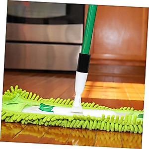 HONMEET 3pcs Mop Head Whisk Broom Tips for Extension Pole Broom Handle Threaded Tip Broom Repairing Tip Push Broom Handle Tip for Telescopic Pole Tips for Telescopic Pole Plastic Black