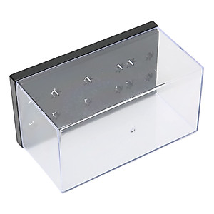 Phonograph Head Storage Box, Long Needle Rack Display Sample Box, Cartridge Keeper Phono Shell Case Acrylic Box Turntable Record Player Holder