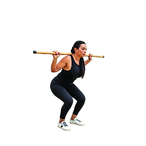 Bamboo Stick for Walking, Balance, Strength Training, Stretching & Added Mobility