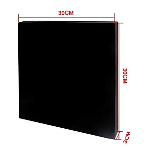 VKEDA Lightweight 30x30x3cm High Density Foam Target Hunting Shooting Practice(Black)