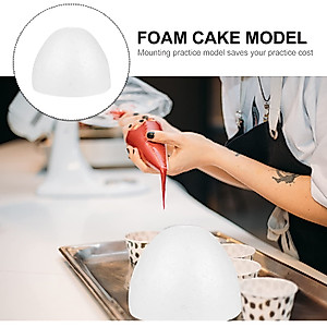 Operitacx Foam Cake Shapes Cake Dummies Doll Dress Cake Model Foam Cake Dummy Princess Skirt Cake Cake Mould for Wedding Birthday Party Banquet Supplies Doll Cake Pan Polystyrene Cake Dummy
