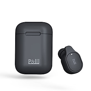 P&LLL Bluetooth Mini Single Earbud Wireless Invisible Pro Headset 8Hrs Playtime Noise Smallest in-Ear Noise Cell Phone with Hands-Free Earpiece for iPhone Samsung Android Car Mic Earphone