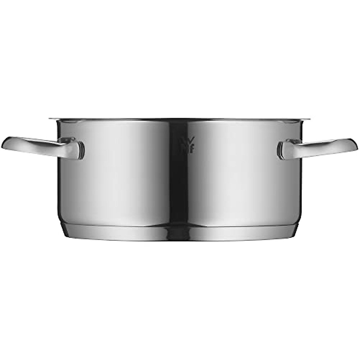 WMF Pot Ø 20 cm Approx. 2.5L Provence Plus Pouring Rim Glass Lid Cromargan Stainless Steel Polished Suitable for Induction Hobs Dishwasher-Safe