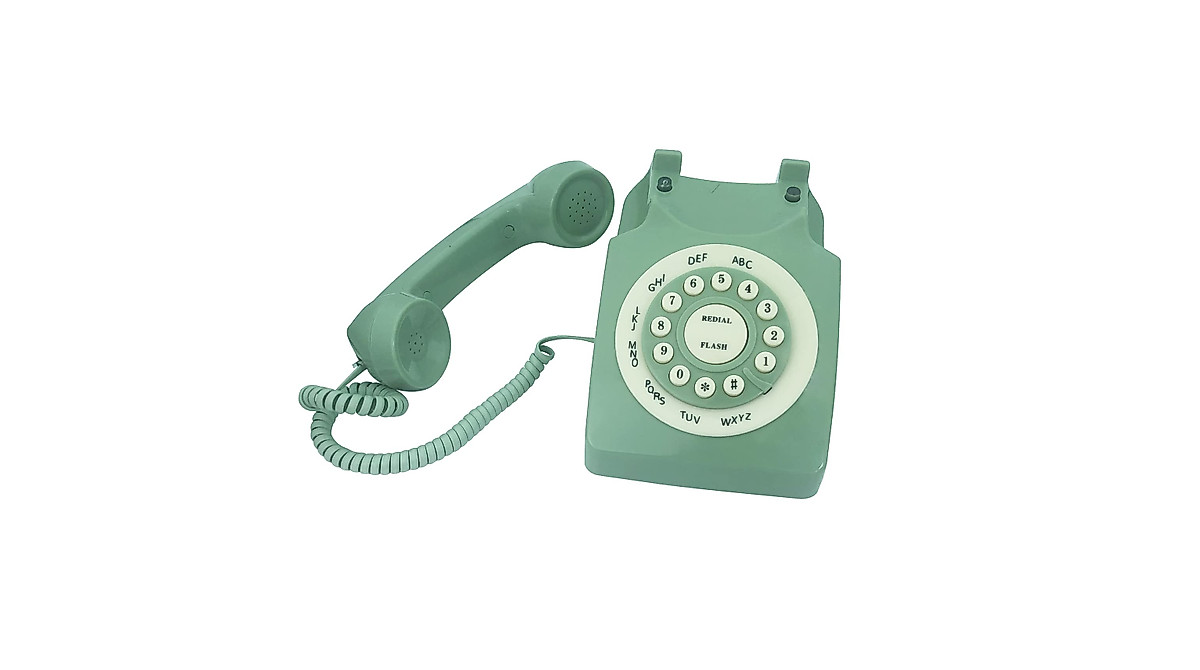 Retro Corded Landline Phone - TelPal Vintage Style