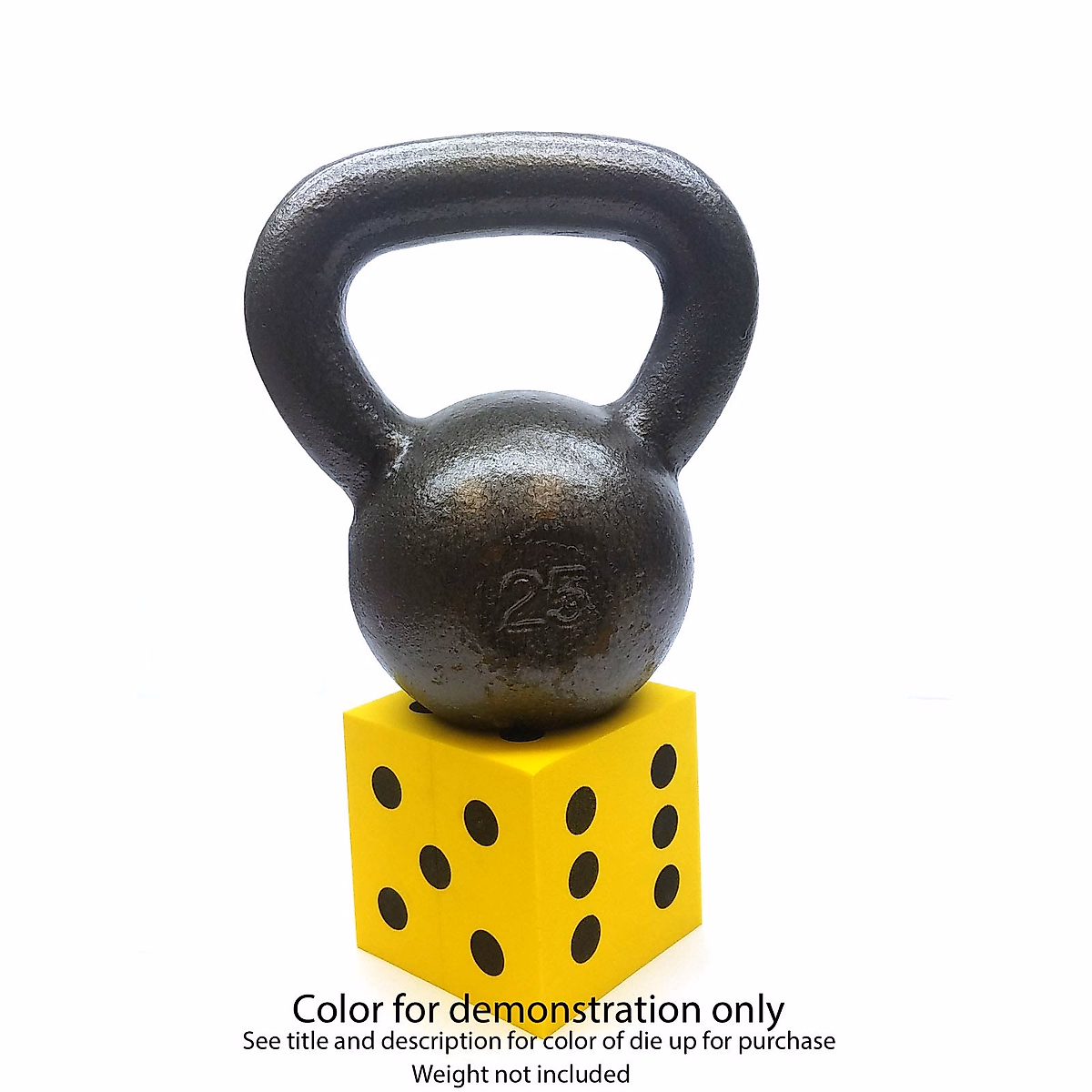 Koplow Games Single Huge Very Large 100mm Foam Dice (1 Piece) - Blue with Black