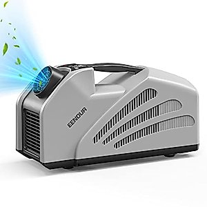 EENOUR QN650 Portable Air Conditioners, Home AC Cooling Unit 2350 BTU, 24V DC & 100-240V AC, 3 Fan Speeds, LCD Display, 59~86 °F for Camping Tent, Room, Car and RV