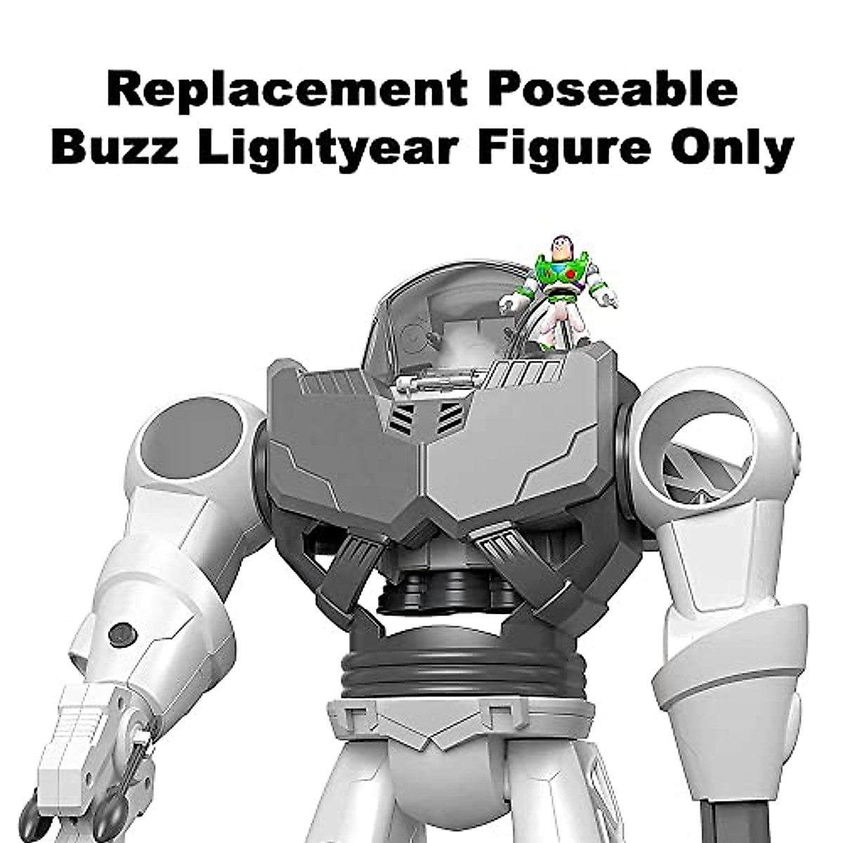 Imaginext Replacement Part Toy Story 4 Buzz Lightyear Robot - GBG65 ~ Replacement Poseable Buzz Lightyear Figure