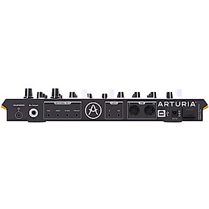 Arturia DrumBrute Impact Analog Drum Machine BUNDLE with 2x Pig Hog MIDI Cable 6ft, Power Supply, and Polishing Cloth - Beat Making Equipment with 10 Drum Sounds, 64 Patterns with 64 Steps