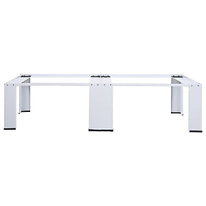 CHARMMA Washing Maching Stand,Double Washing Machine Pedestal Base Stand Stacking Kit,Stand Base For Dryers, Refrigerators, Home Appliances Mini Fridge Raiser 50"x 21.5"x 12.8"(WxDxH)