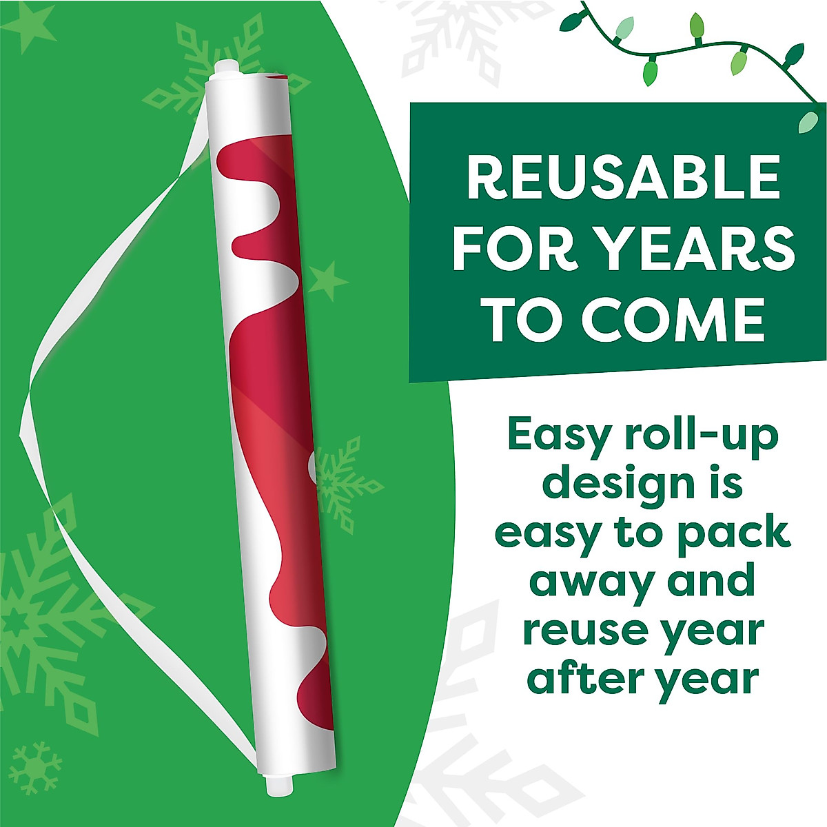 Merry Christmas Banner Sign - Christmas Front Porch Door Decorations - Outdoor Xmas Decor - Red Merry Christmas Sign for City, Country Clearance Wall Hanging Outside