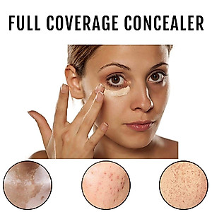 BaeBlu Organic Concealer, FULL Coverage Cover Up, 100% Natural, Made in USA, Flawless