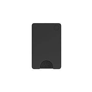 PopSockets Phone Wallet, Phone Card Holder, Wireless Charging Compatible, Wallet Compatible with MagSafe - Black