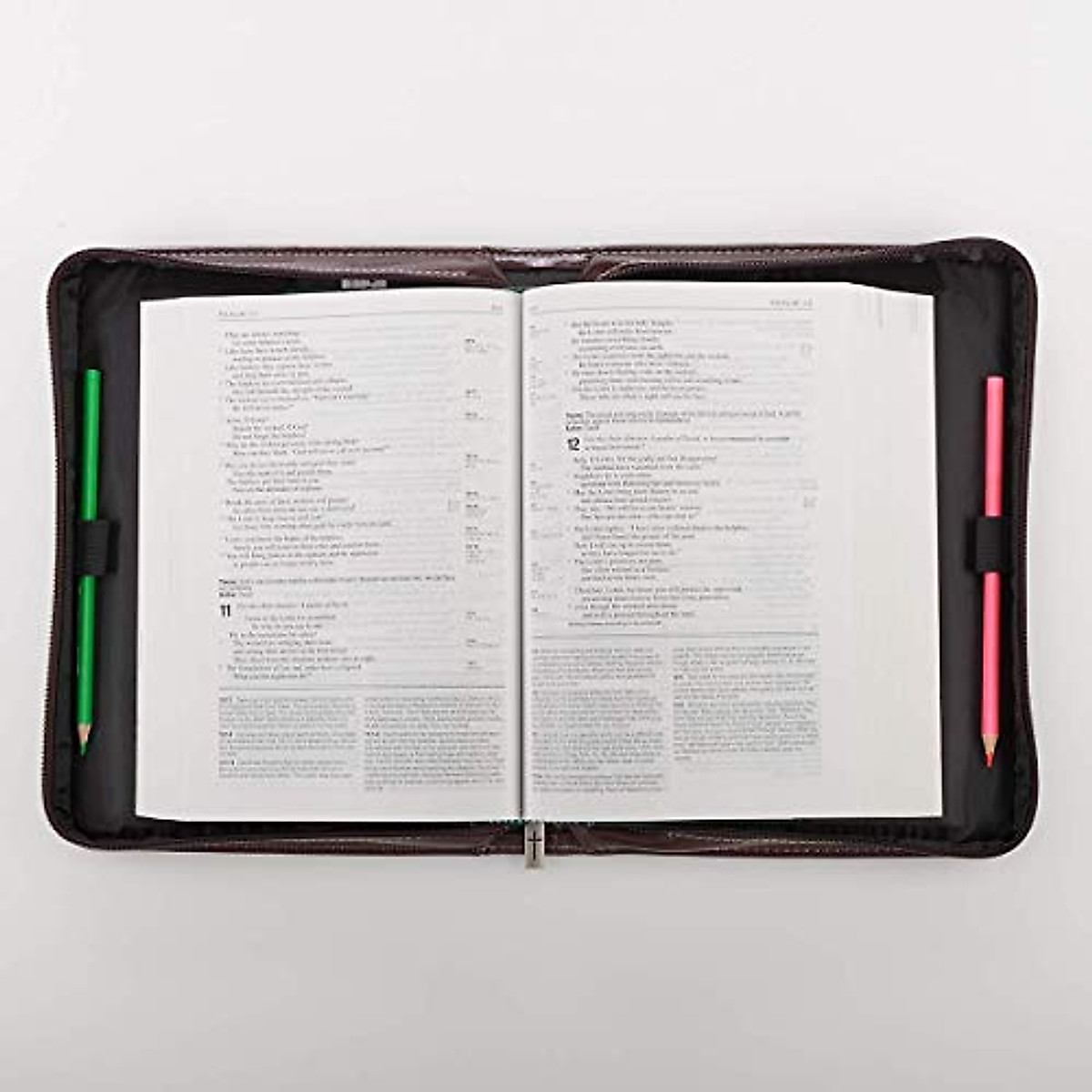 Christian Art Gifts Men's Classic Bible Cover I Know The Plans Jeremiah 29:11, Brown/Tan Faux Leather, Large