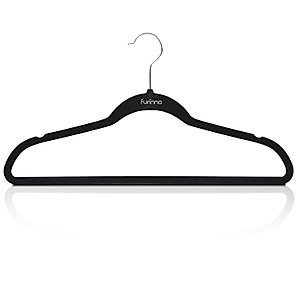 FURINNO Suit Hanger, Pack of 50, Black