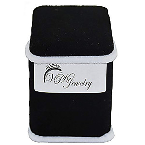 VPKJewelry 2.00 ct Real 925 Sterling Silver Wedding Engagement 2 pc set Diamonique CZ Ring Women (4.5)