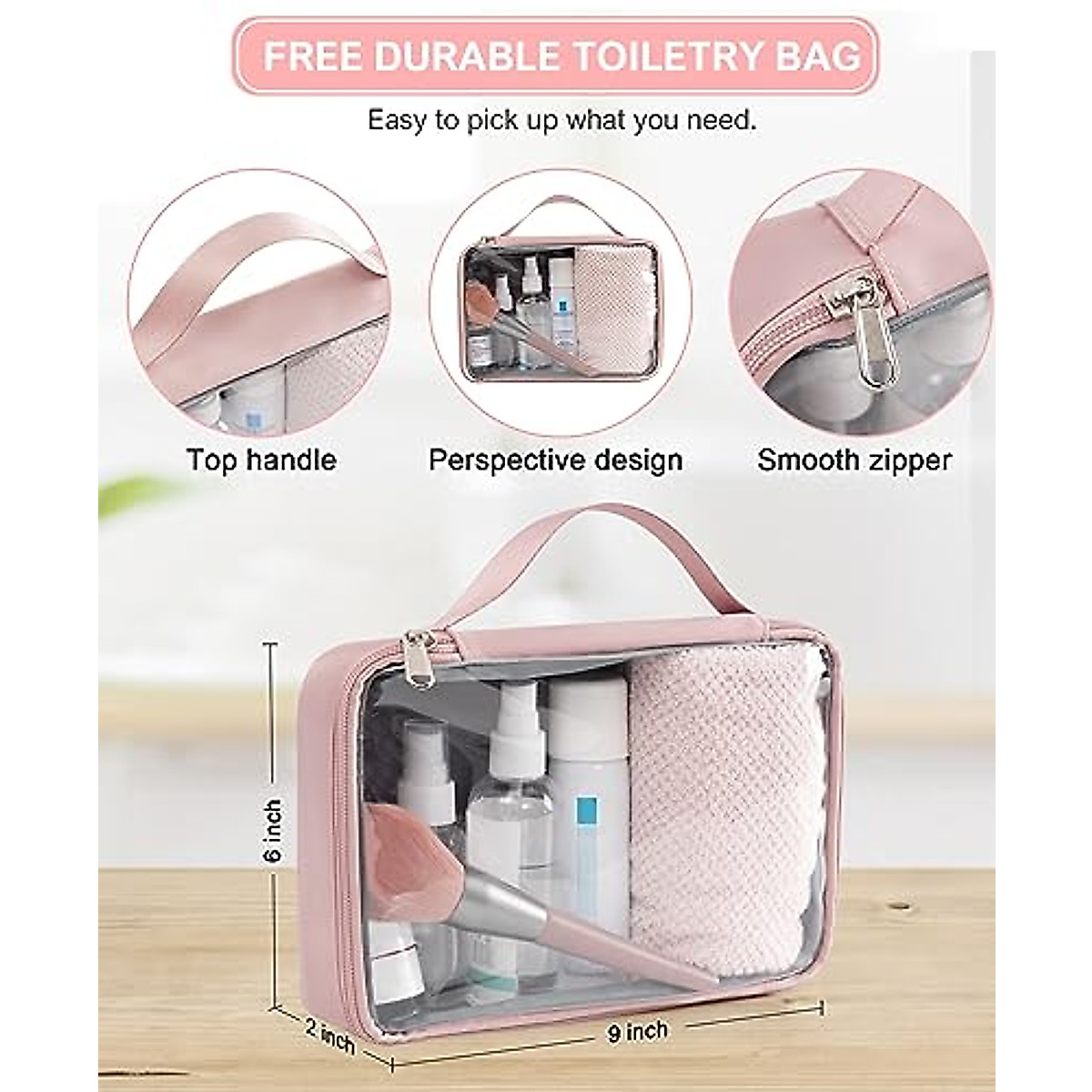 Beraliy Travel Backpack, Airline Approved Personal Item Bag, Carry On Backpack for Women,Lightweight Weekender Bag, Laptop Backpack Hiking Business Casual Daypack, Pink