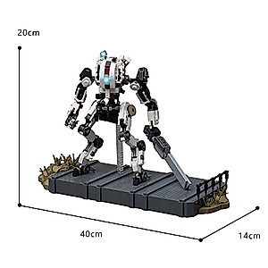 TTEHGB TOY Titan Ronin Mecha Building Blocks Kit, Game Robot Action Figures Block Toy, Posable and Collectable Gifts for Kids Aged 8+, New 2022 (1228 Pcs)