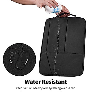 Graphics Drawing Tablet Carry Case with Artist Glove Compatible for Wacom Intuos Pro PTH660 Medium Case Huion H1060P, H950P, HS610, Xp-Pen Deco 01 V2, Ugee M708 and VEIKK A30 (Black)