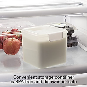 Proctor Silex Regular or Greek Yogurt Maker Machine with LCD Display, BPA-Free Storage Container, 32 oz, Stainless Steel (86300)