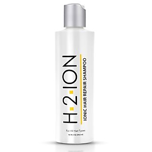 H2 Ion Hair Repair Shampoo -- Thermal Activated Ionic Shampoo for Damaged Hair -- Deep Clean - Lock in Moisture - Restore Shine Body & Bounce - Protect from Heat Styling - Seal Split Ends (8 oz)