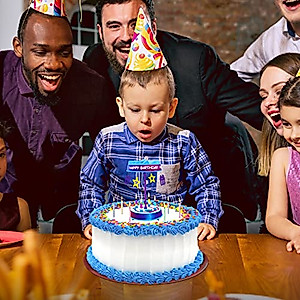 BEST PARTY EVER! Spincredible Candle, Singing Candle-Powered Spinning Cake Topper, Reusable Birthday Candle, Fits Any Size Cake, Great for Birthdays, 2 Count