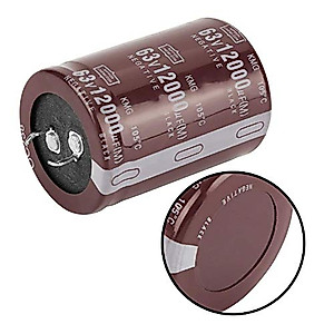 2pcs 12000uf 63V HiFi Electrolytic Capacitors Audio Capacitor Electronic Component for Circuit Control
